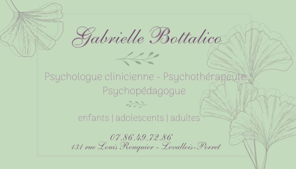Mme Gabrielle Bottalico, Psychologue à Levallois-Perret - Doctolib