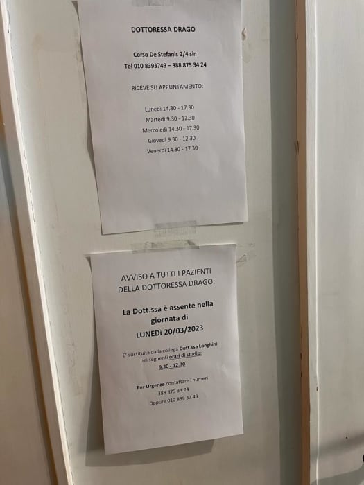 Dott. Francesca DRAGO, Medico di medicina generale a Genova - Doctolib