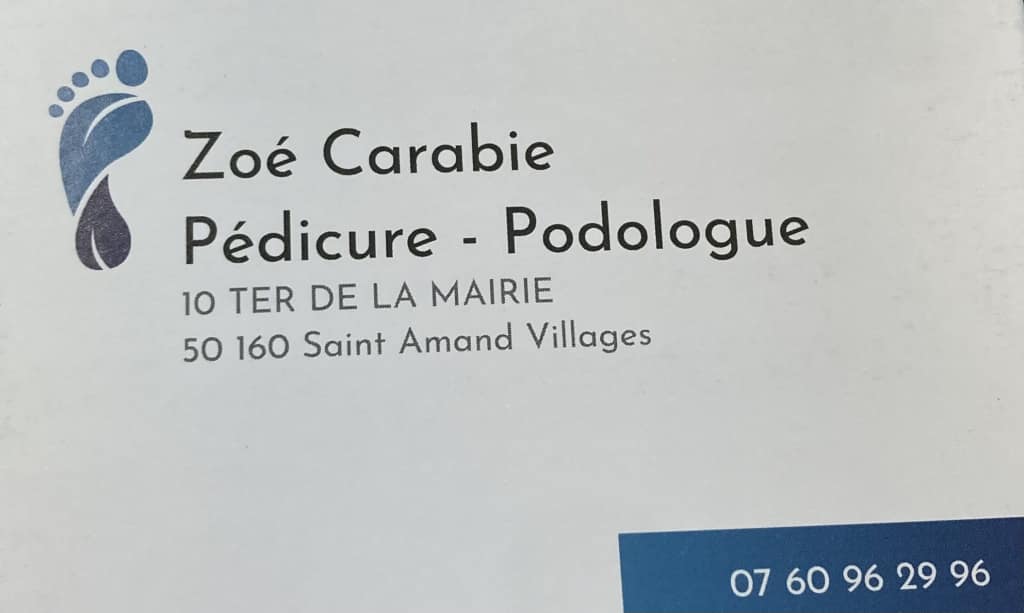 Mme Zoe Carabie, Pédicure-podologue à Saint-Amand-Villages - Doctolib