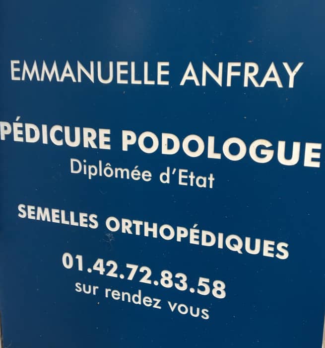 Emmanuelle Anfray, Pédicure-podologue à Paris : Prenez RDV en ligne Emmanuelle Anfray, Pédicure-podologue à Paris : Prenez RDV en ligne
