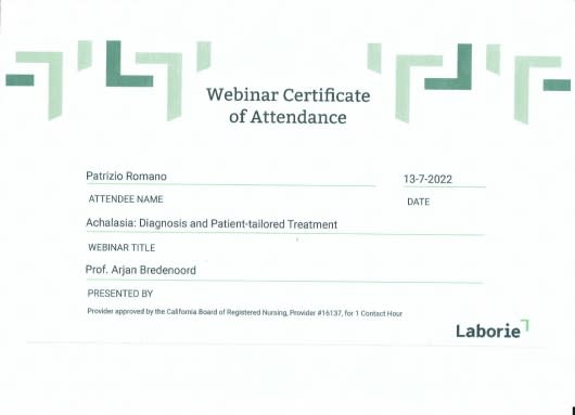 Dott. Patrizio Romano, Chirurgo dell'apparato digerente a Roma - Doctolib