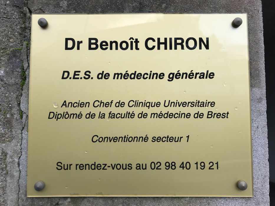 Dr Benoît CHIRON, Médecin généraliste à Le Relecq-Kerhuon - Doctolib