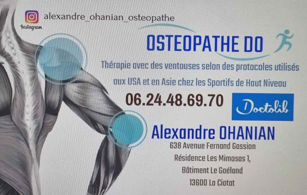 M. Alexandre OHANIAN, Ostéopathe à La Ciotat : Prenez RDV en ligne ...